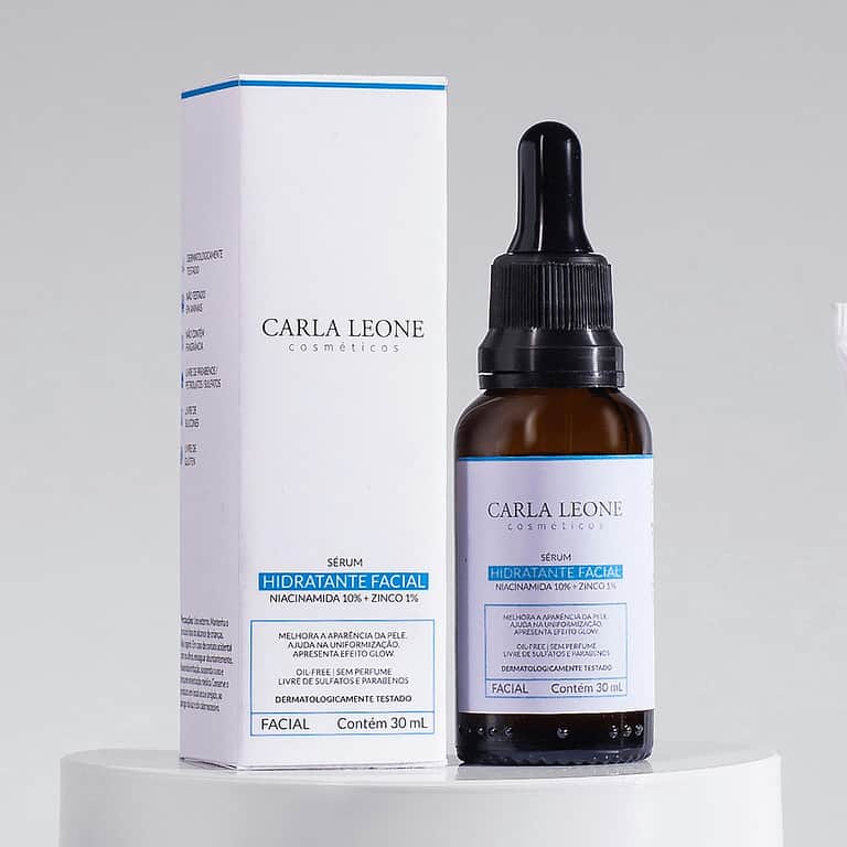 Sérum Hidratante Facial Carla Leone 30mL – Carla Leone Cosméticos